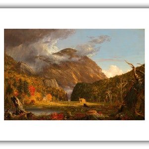 Thomas Cole : A View of the Mountain Pass Called the Notch of the White ...
