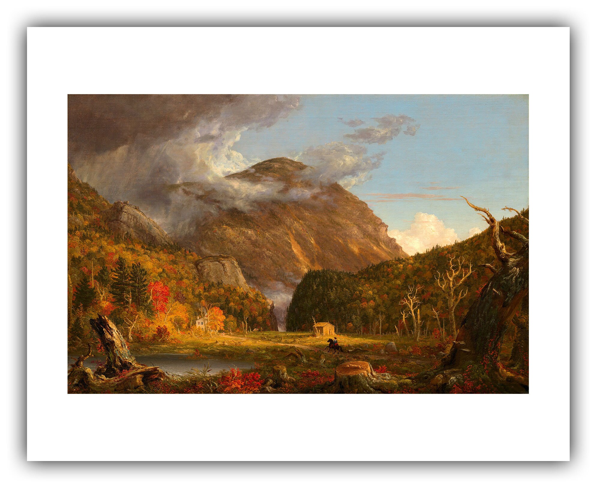 Thomas Cole : A View of the Mountain Pass Called the Notch of the White ...