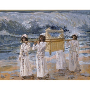 James Tissot : the Ark Passes Over the Jordan (c. 1896-1902) - Giclee ...