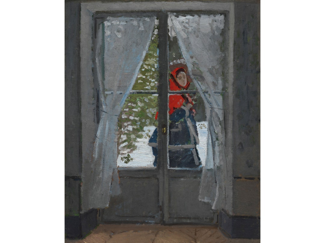 Claude Monet : the Red Kerchief (c. 1868-1873) - Giclee Fine Art Print ...