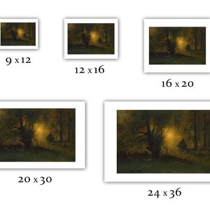 George Inness : Sunrise in the Woods 1887 Giclee Fine Art Print - Etsy
