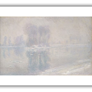 Claude Monet : Ice Floes (1893) - Giclee Fine Art Print - Etsy