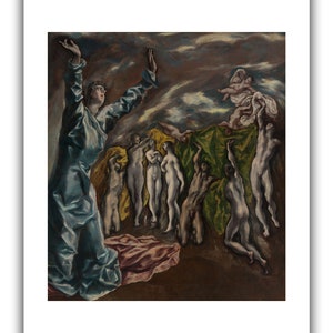 El Greco : the Vision of Saint John (c. 1608-1614) - Giclee Fine Art ...