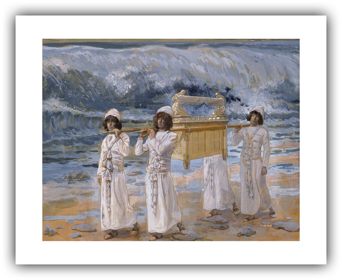 James Tissot : the Ark Passes Over the Jordan c. 1896-1902 - Etsy