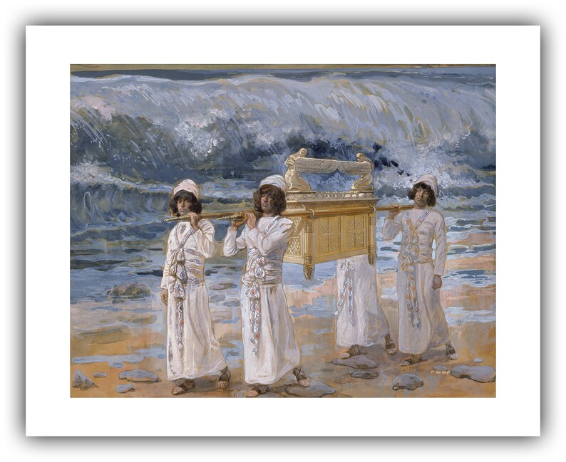 James Tissot : the Ark Passes Over the Jordan (c. 1896-1902) - Giclee ...