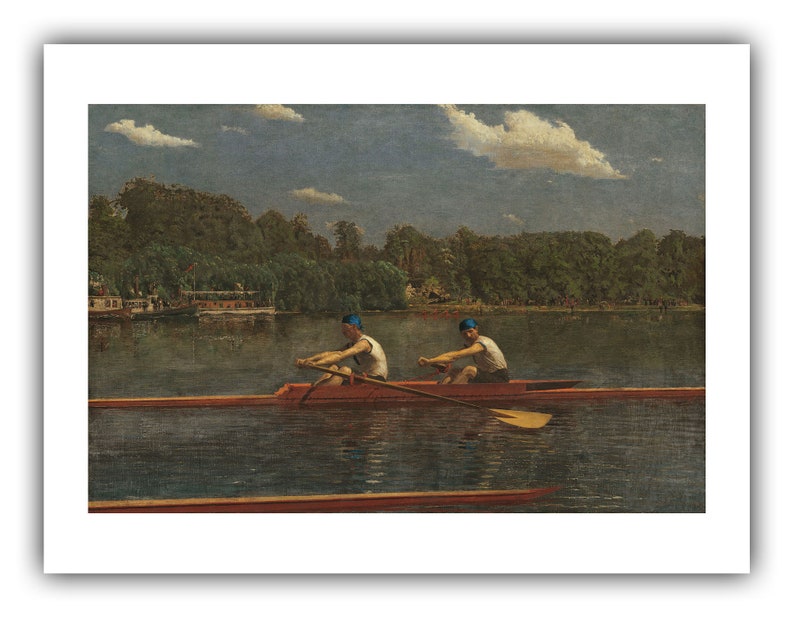 Thomas Eakins : The Biglin Brothers Racing 1872 | Etsy