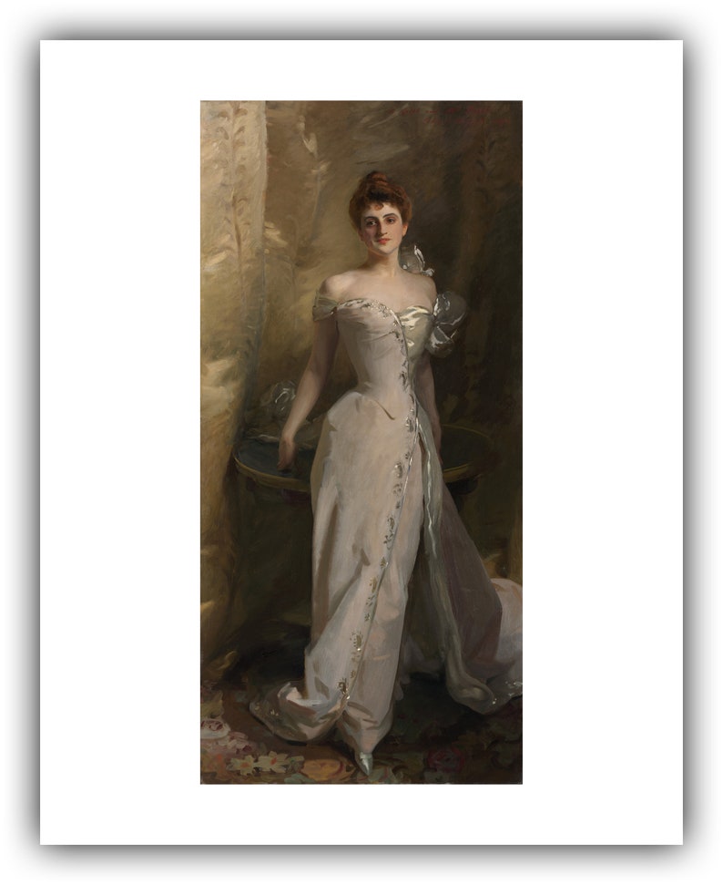 John Singer Sargent : Portrait of Lisa Colt Curtis 1898 - Etsy