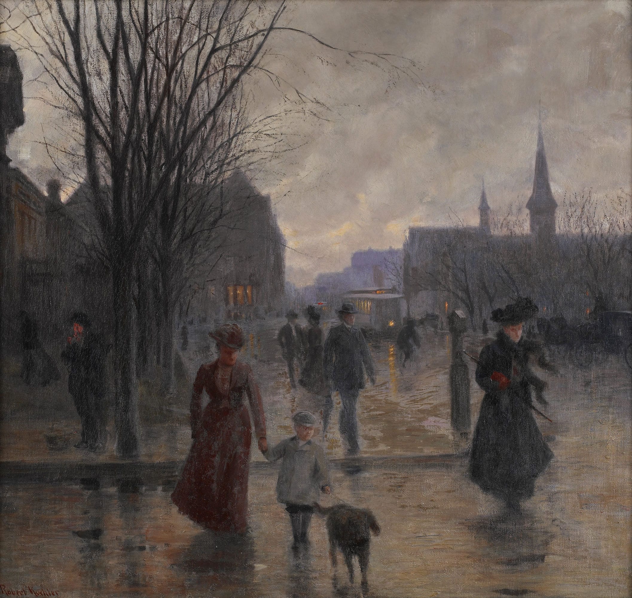 Robert Koehler : rainy Evening on Hennepin Avenue | Etsy