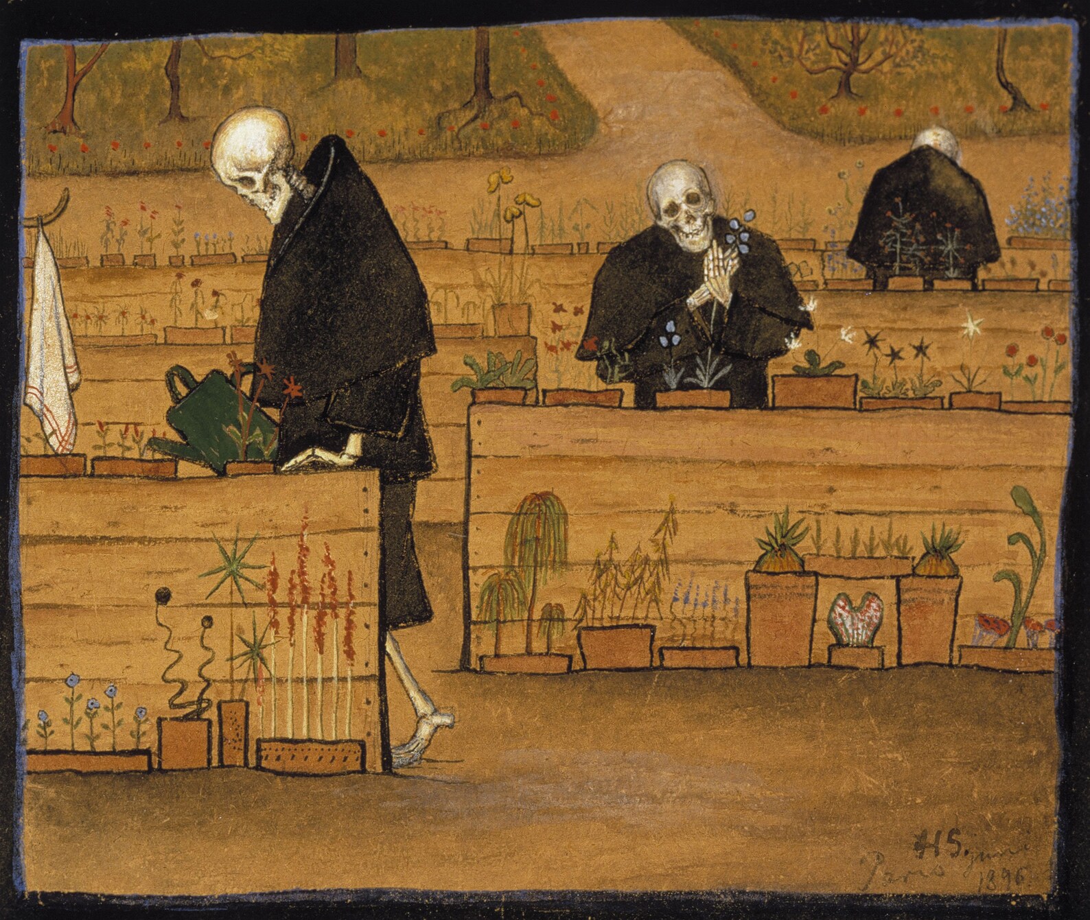 Hugo Simberg : the Garden of Death 1896 Giclee Fine Art - Etsy