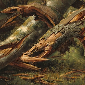 Alexandre Calame : Fallen Tree (1839/1845) - Giclee Fine Art Print - Etsy