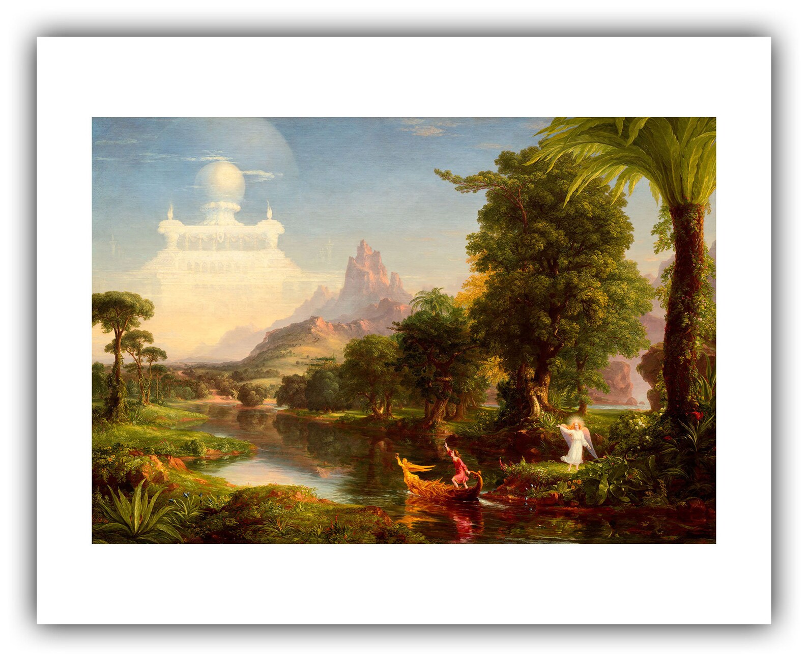 Thomas Cole : The Voyage of Life II Youth 1842 Giclee - Etsy España