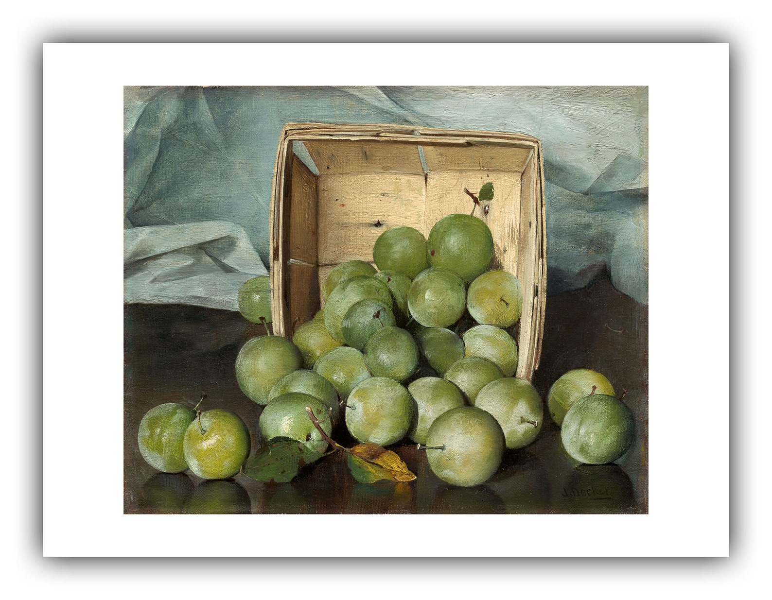 Joseph Decker : Green Plums (c. 1882) - Giclee Fine Art Print - Etsy