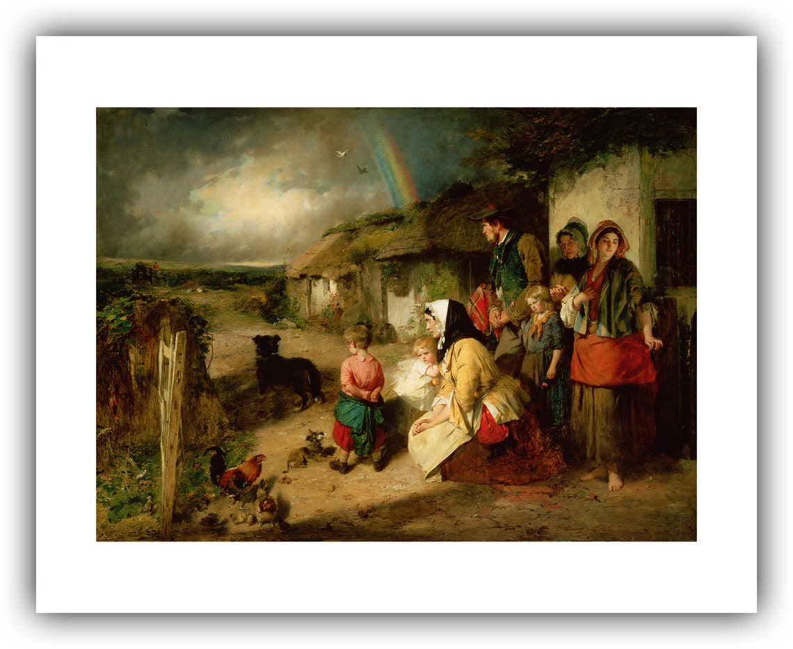 Thomas Faed : the First Break in the Family - Giclee Fine Art Print - Etsy