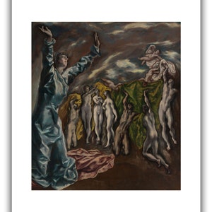 El Greco : the Vision of Saint John (c. 1608-1614) - Giclee Fine Art ...
