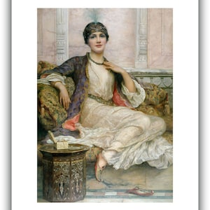 William Clarke Wontner : the Jade Necklace (1908) - Giclee Fine Art ...