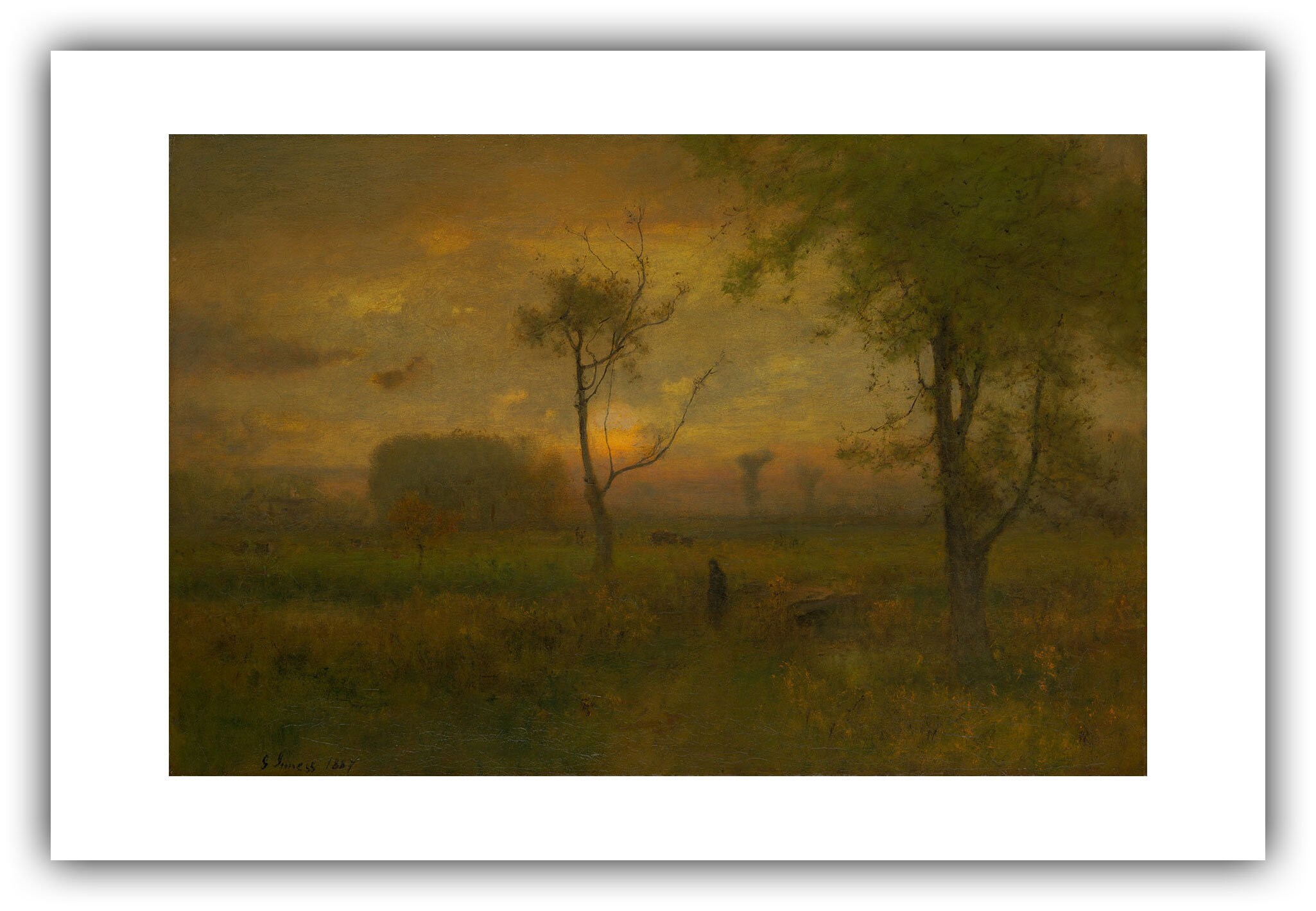 George Inness : Sunrise 1887 Giclee Fine Art | Etsy