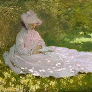Claude Monet : Springtime (1872) - Giclee Fine Art Print - Etsy