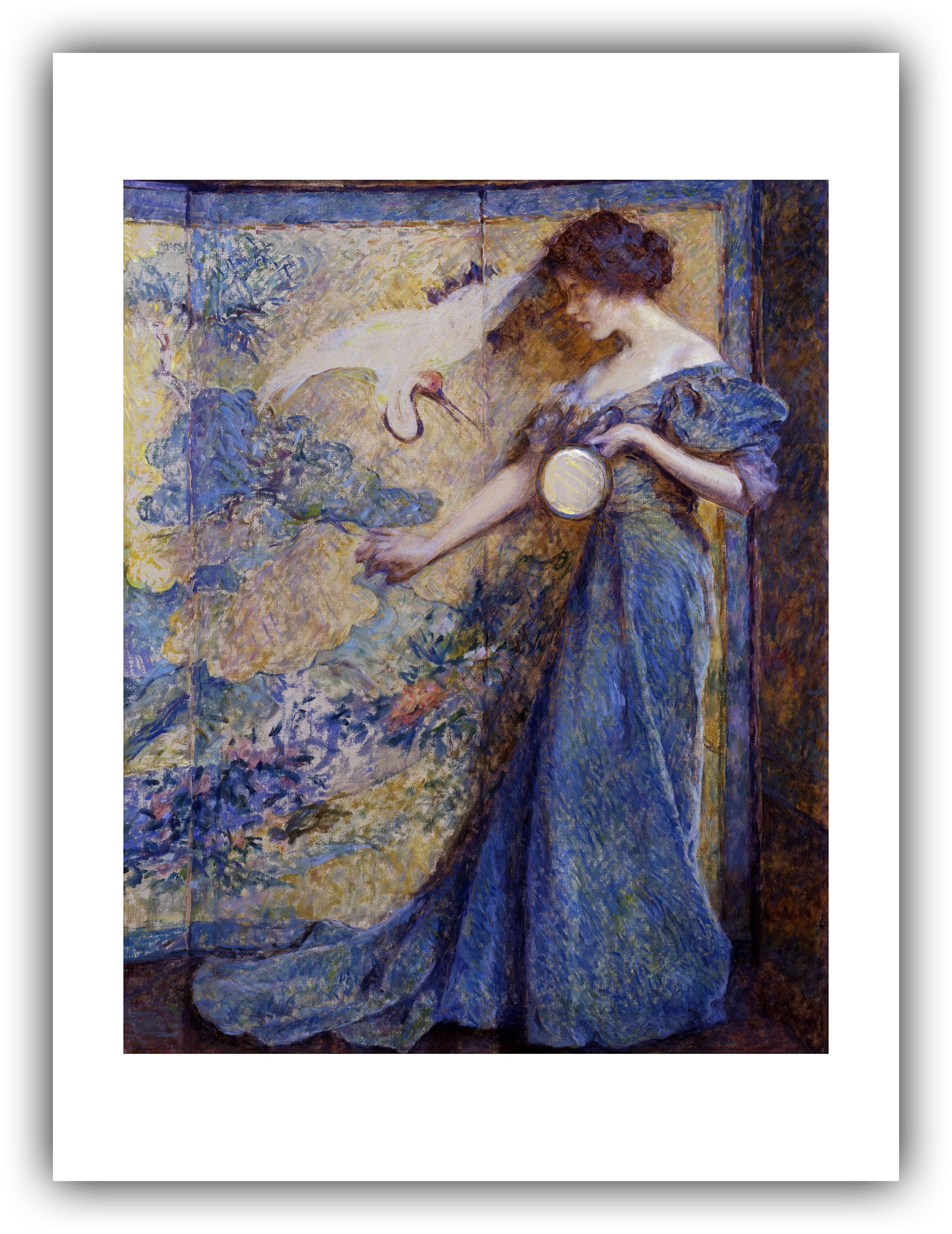 Robert Reid : The Mirror c. 1910 Giclee Fine | Etsy