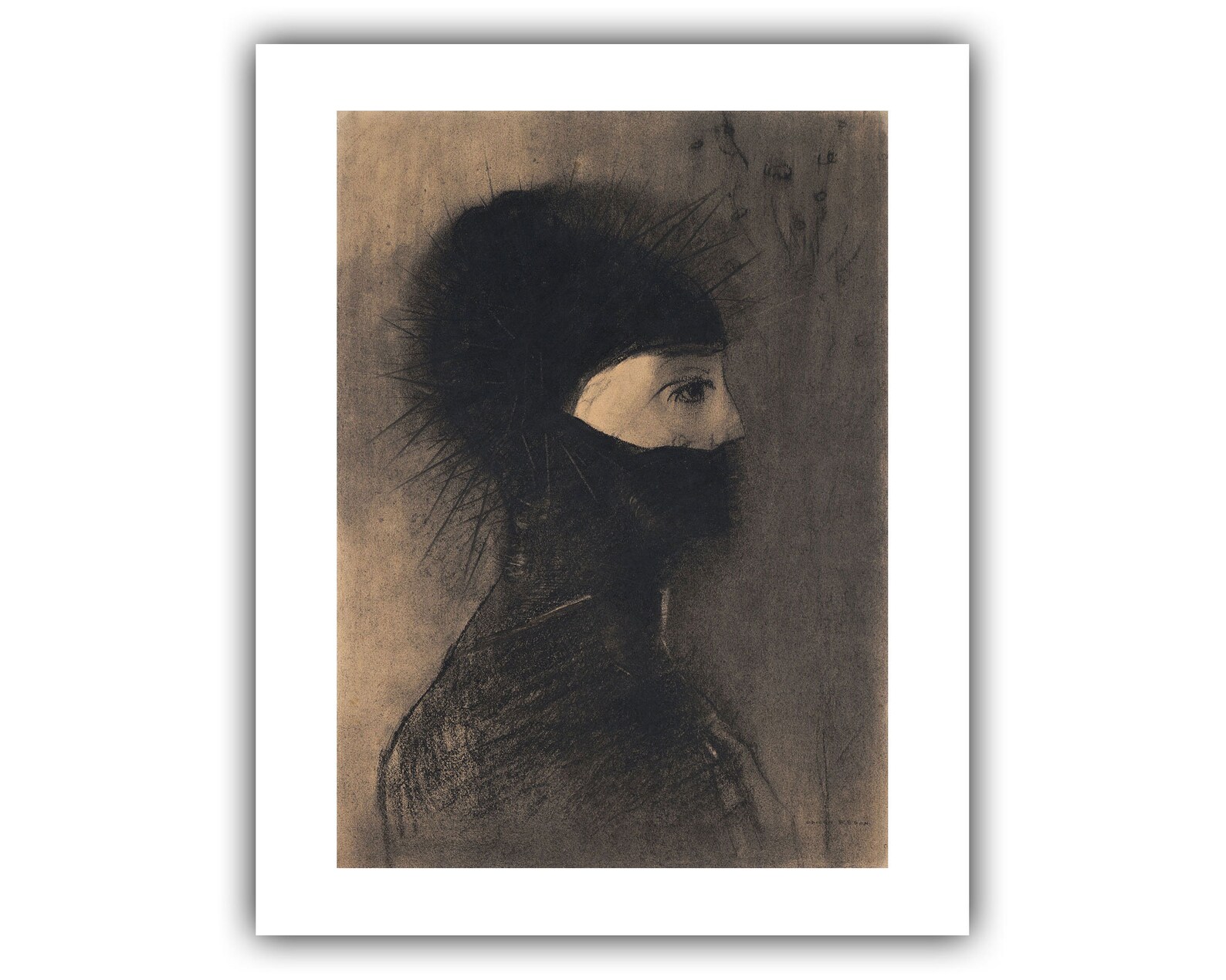 Odilon Redon : armor 1891 Giclee Fine Art | Etsy