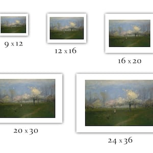 George Inness : Spring Blossoms, Montclair, New Jersey (c. 1891 ...