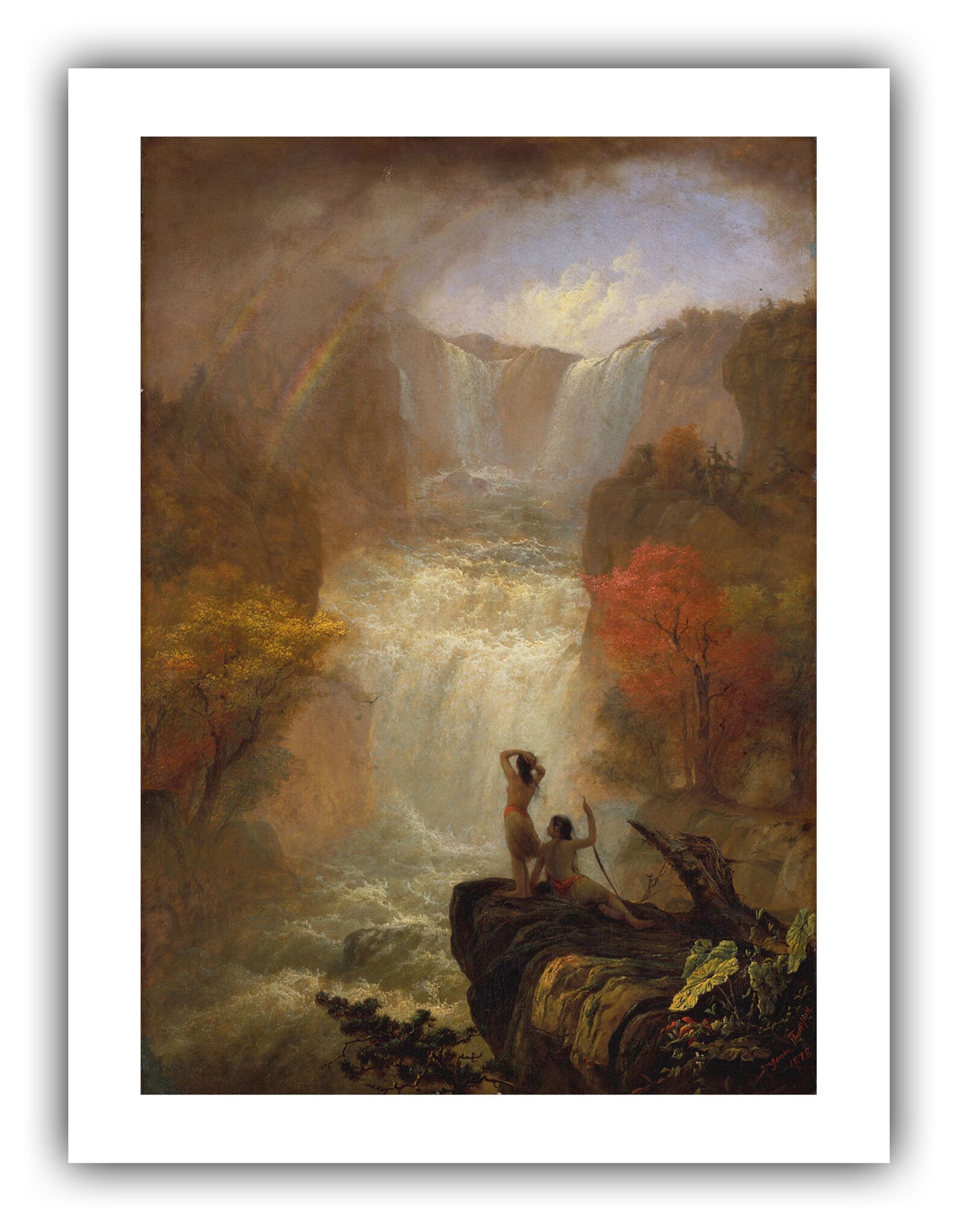 Jerome B. Thompson : Song of the Waters (c. 1870) - Giclee Fine Art ...