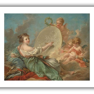 Francois Boucher : Allegory of Painting 1765 Giclee Fine Art Print - Etsy