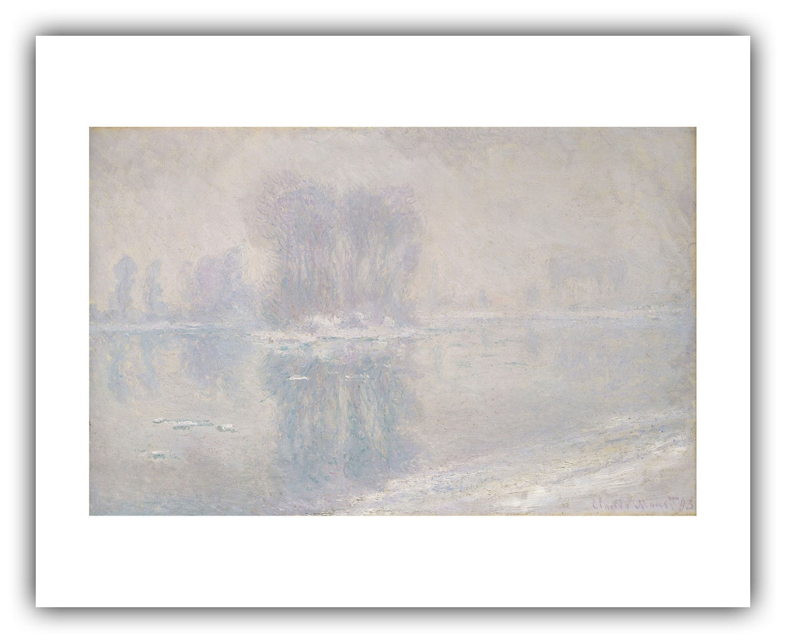 Claude Monet : Ice Floes 1893 Giclee Fine Art Print - Etsy