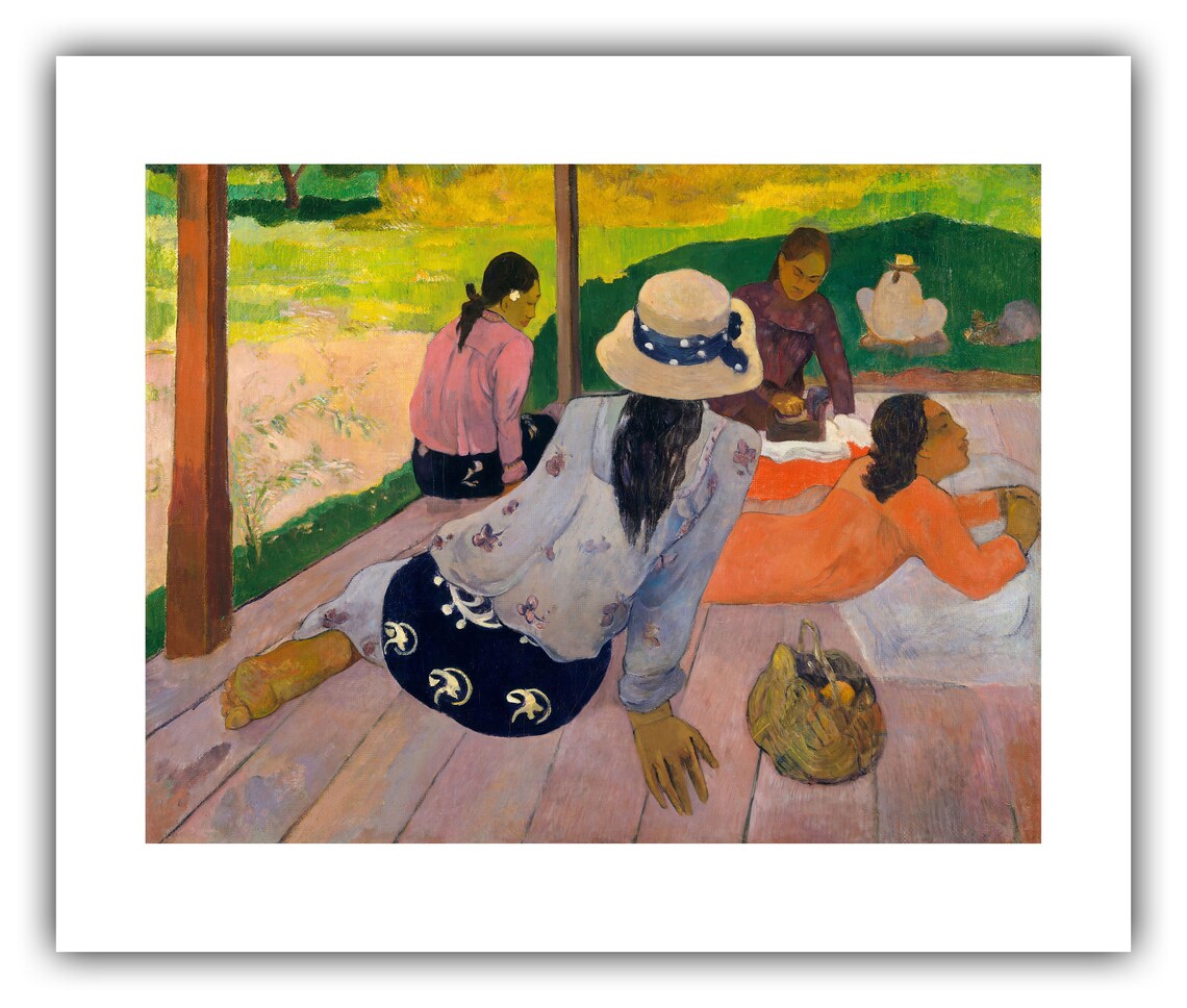 Paul Gauguin : the Siesta c. 1892-1894 Giclee | Etsy