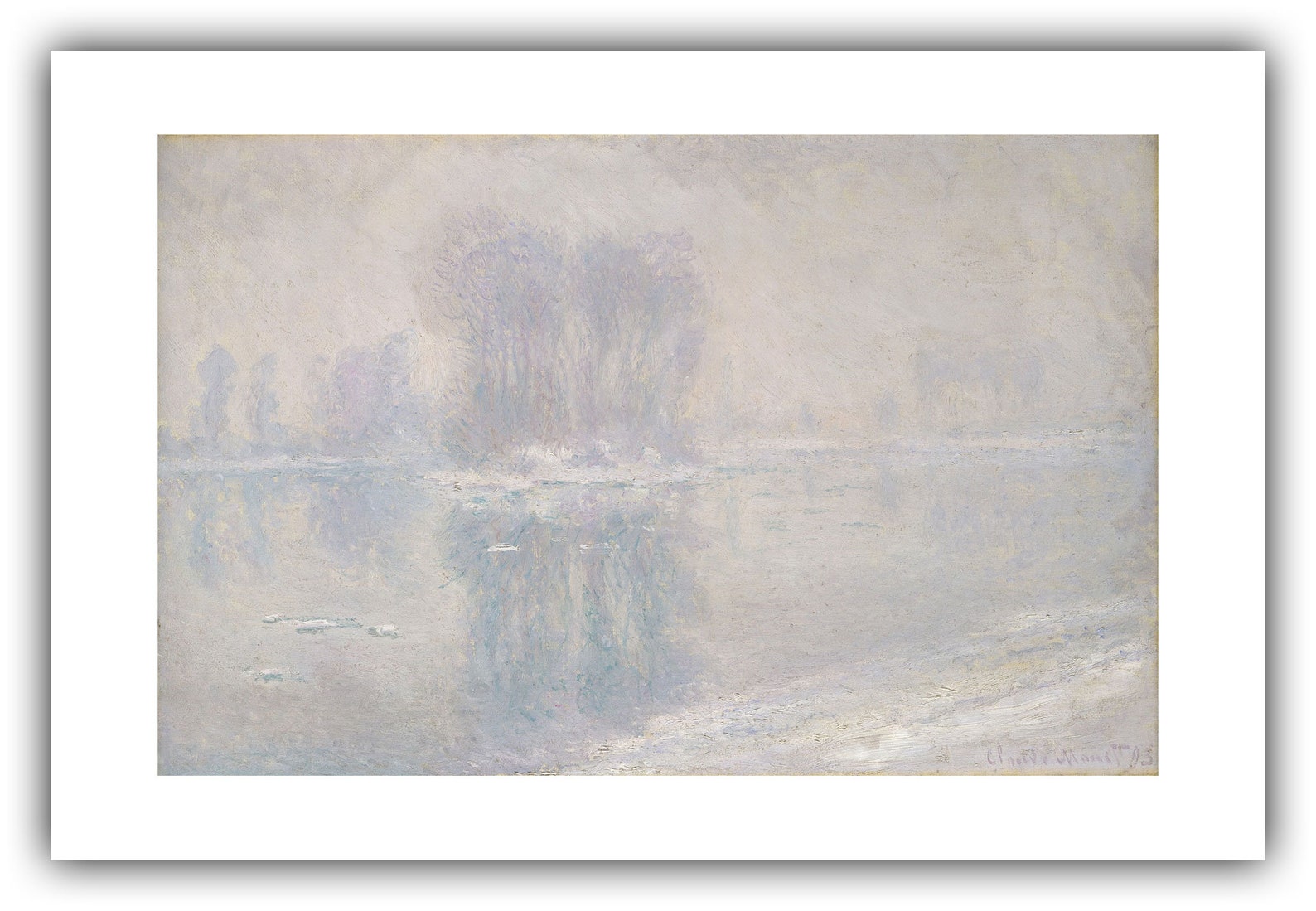 Claude Monet : Ice Floes 1893 Giclee Fine Art Print - Etsy