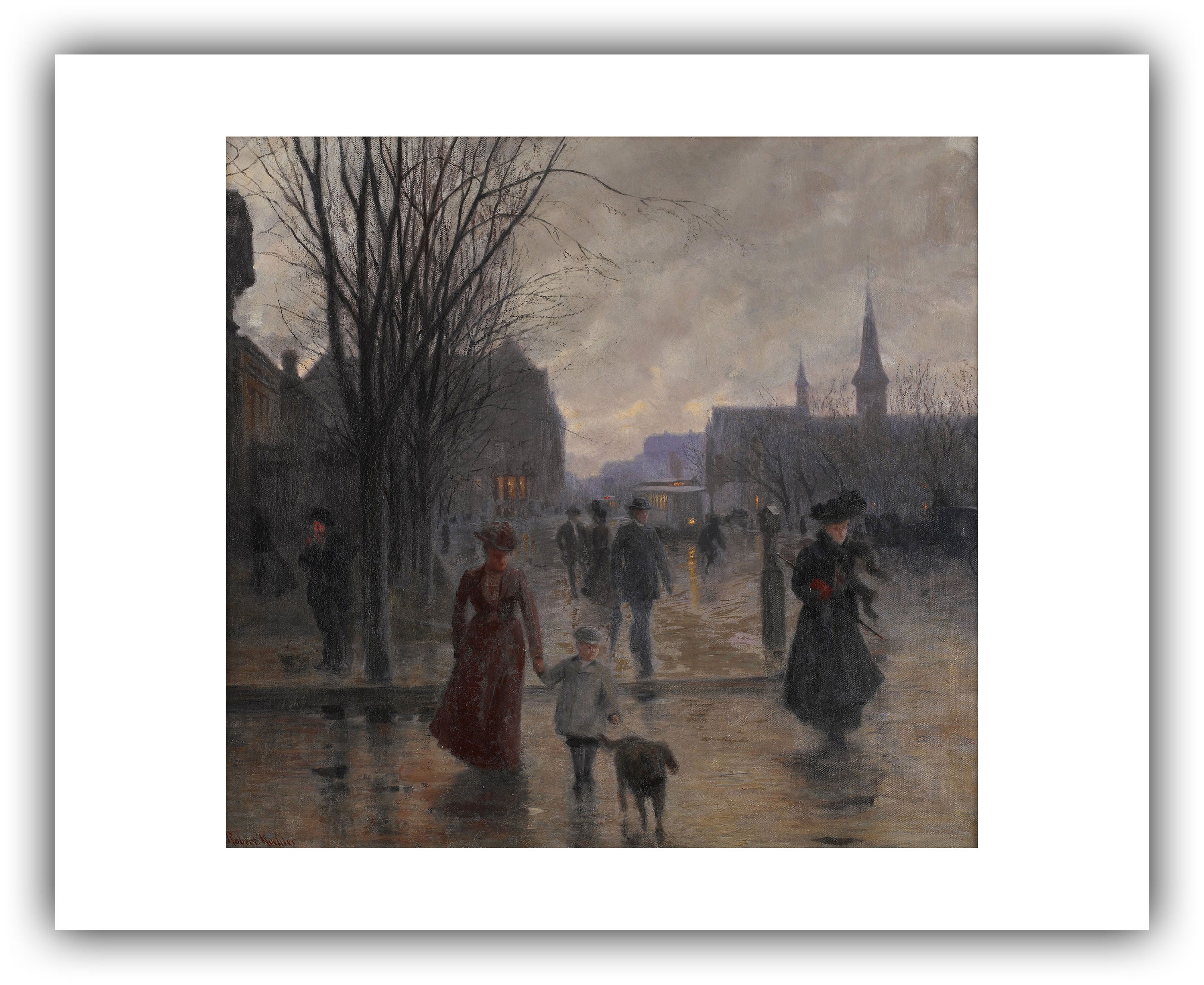 Robert Koehler : rainy Evening on Hennepin Avenue | Etsy