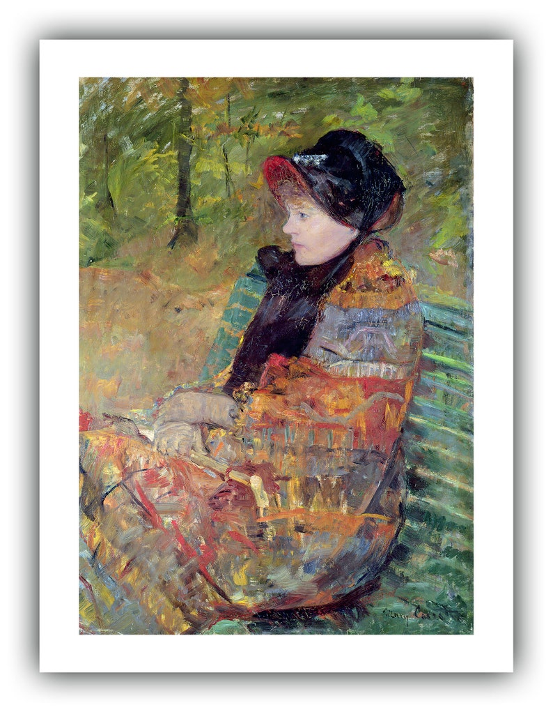 Mary Cassatt : Portrait of Mlle C. Lydia Cassatt (1880) - Giclee Fine ...