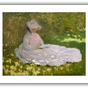 Claude Monet : Springtime (1872) - Giclee Fine Art Print - Etsy