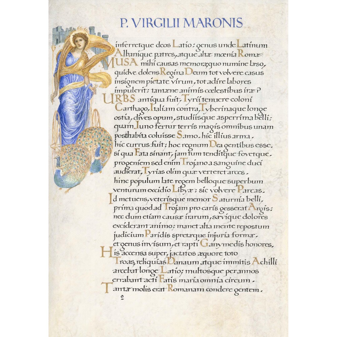 Calligraphy Art : Juno in Her Chariot (1874 - C. 1919) - Giclee Fine ...
