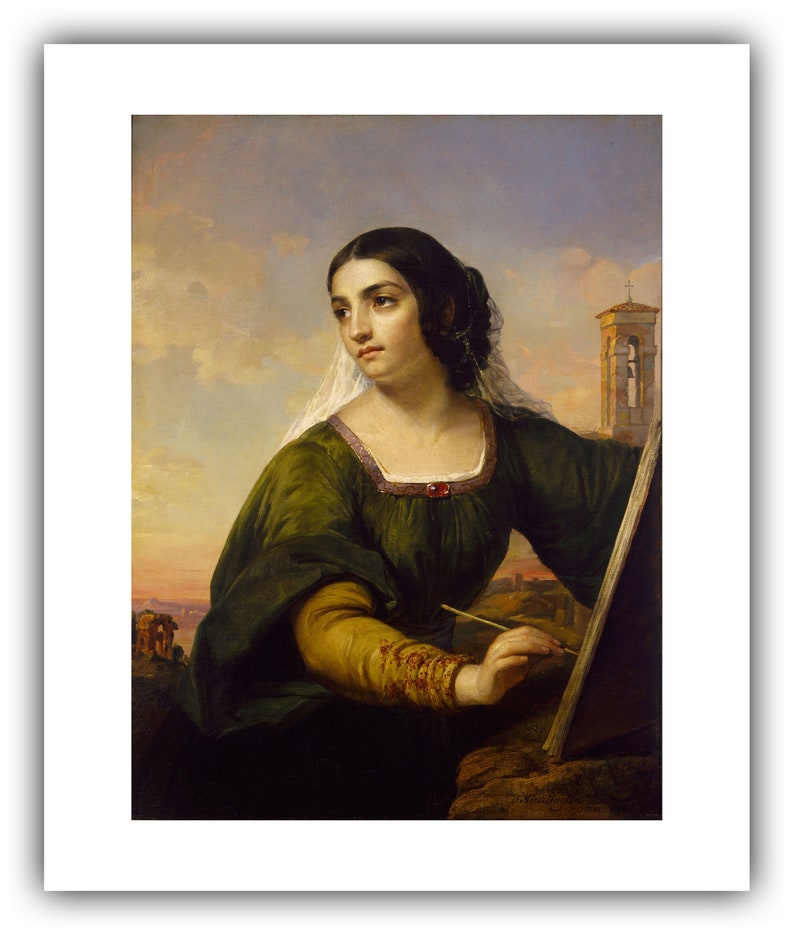Daniel Huntington : Italy 1843 Giclee Fine Art Print - Etsy