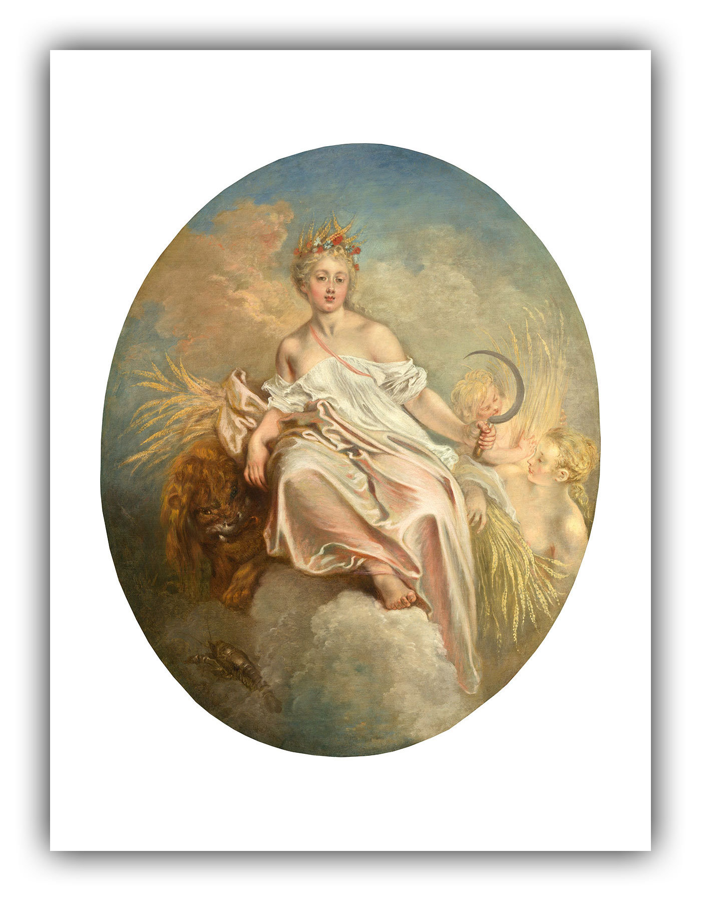 Jean-antoine Watteau : ceres summer c. | Etsy