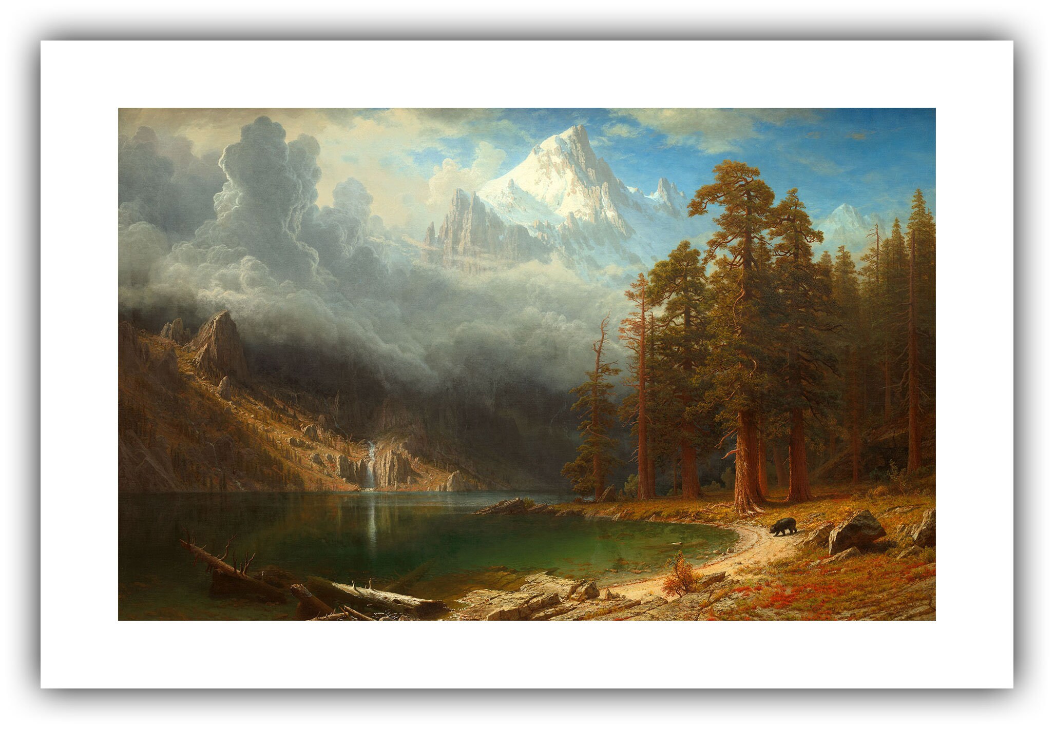 Albert Bierstadt : Mount Corcoran c. 1876-1877 Giclee Fine - Etsy UK