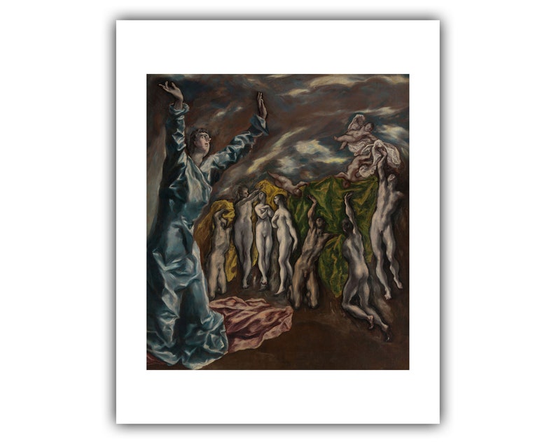 El Greco : the Vision of Saint John c. 1608-1614 | Etsy