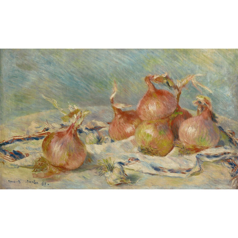 Pierre-auguste Renoir : Onions (1881) - Giclee Fine Art Print - Etsy