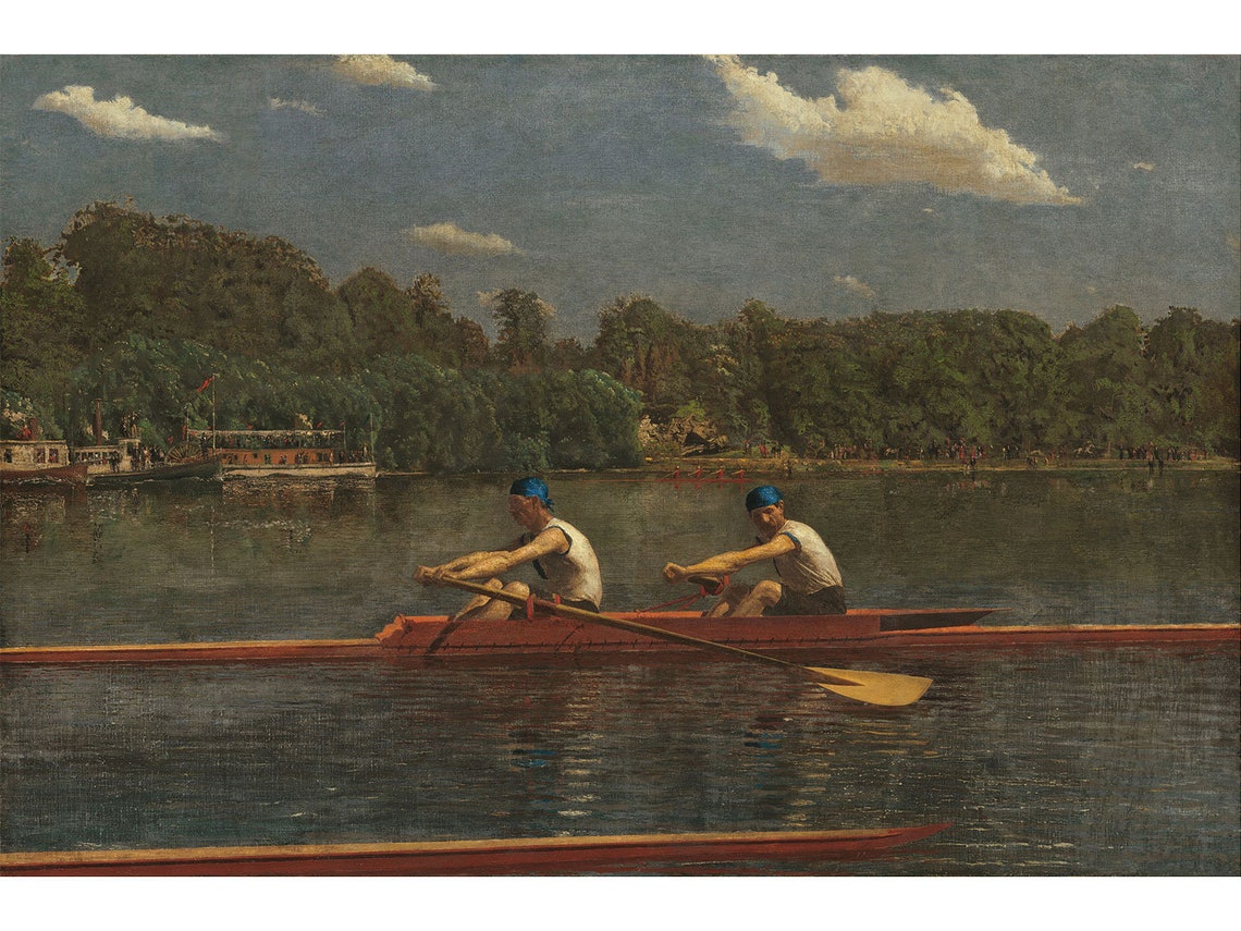 Thomas Eakins : the Biglin Brothers Racing 1872 Giclee - Etsy