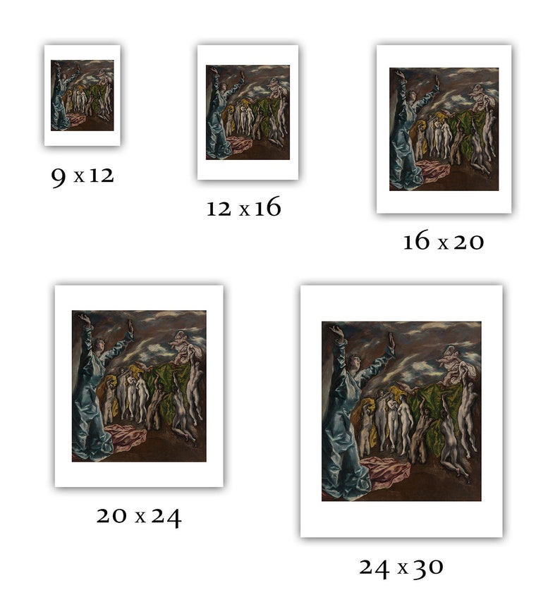 El Greco : the Vision of Saint John (c. 1608-1614) - Giclee Fine Art ...