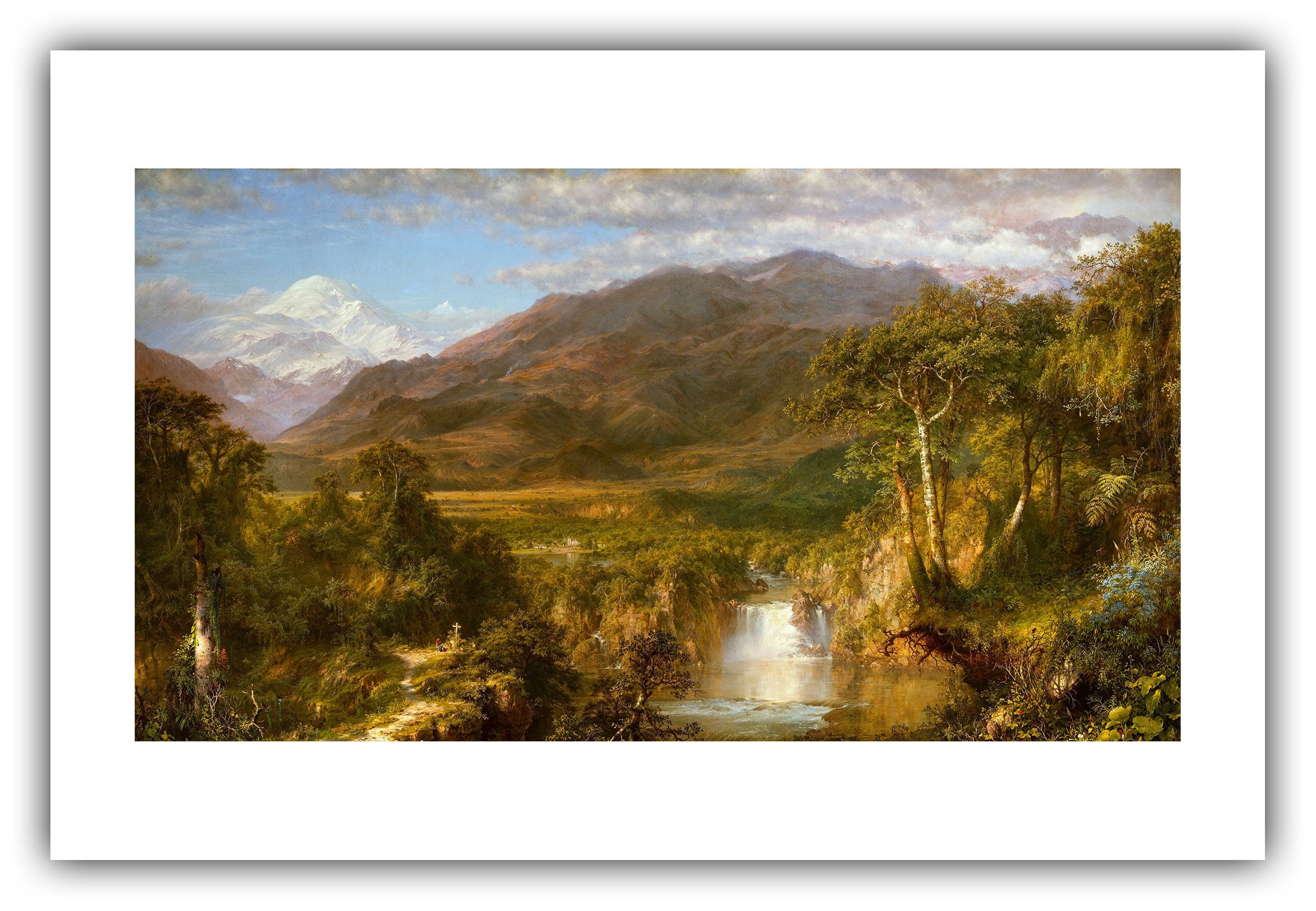 Frederic Edwin Church : the Heart of the Andes 1859 Giclee - Etsy