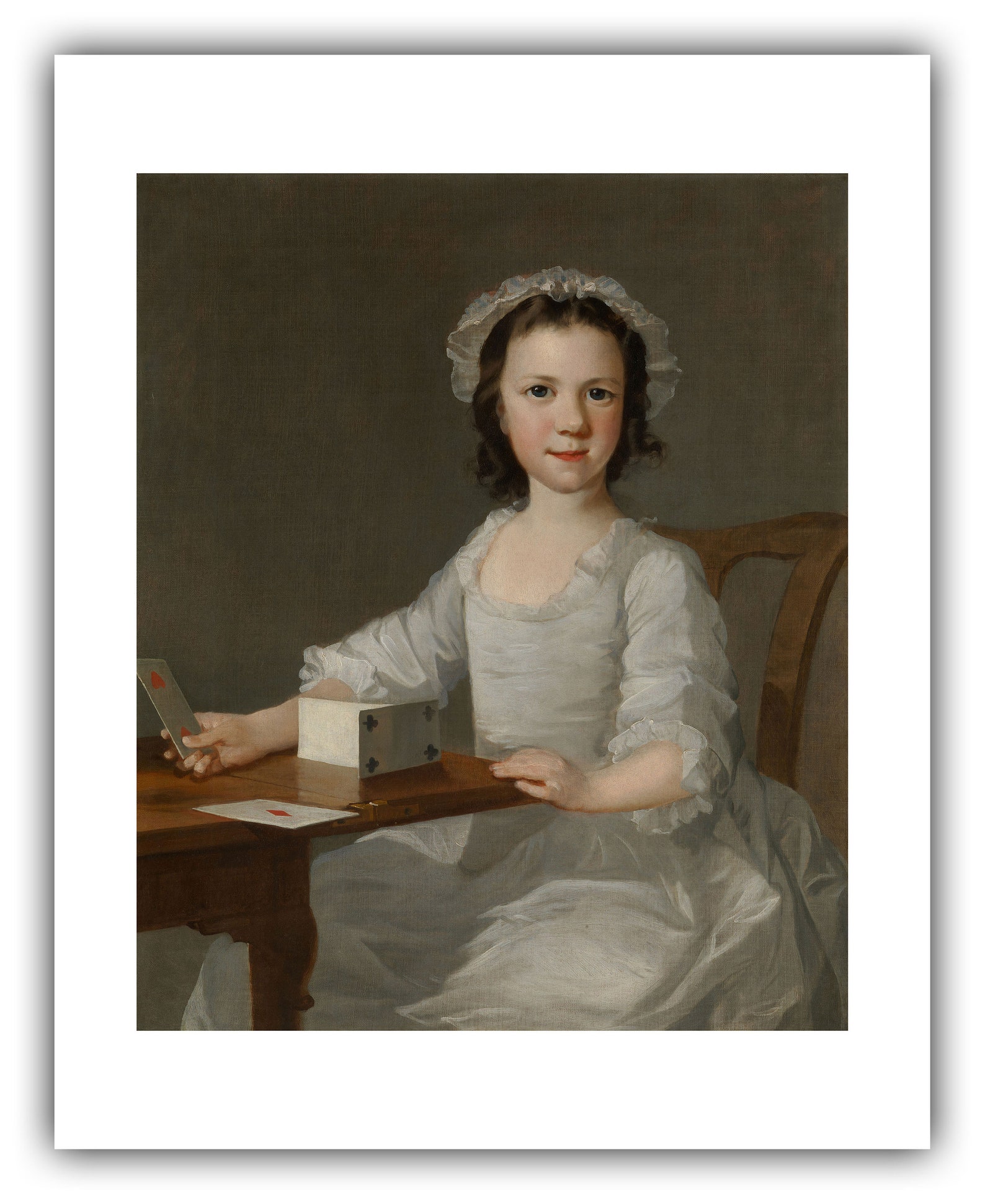Thomas Frye : Girl Building a House of Cards (mid-18th Century ...