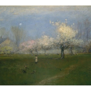 George Inness : Spring Blossoms Montclair New Jersey c. - Etsy