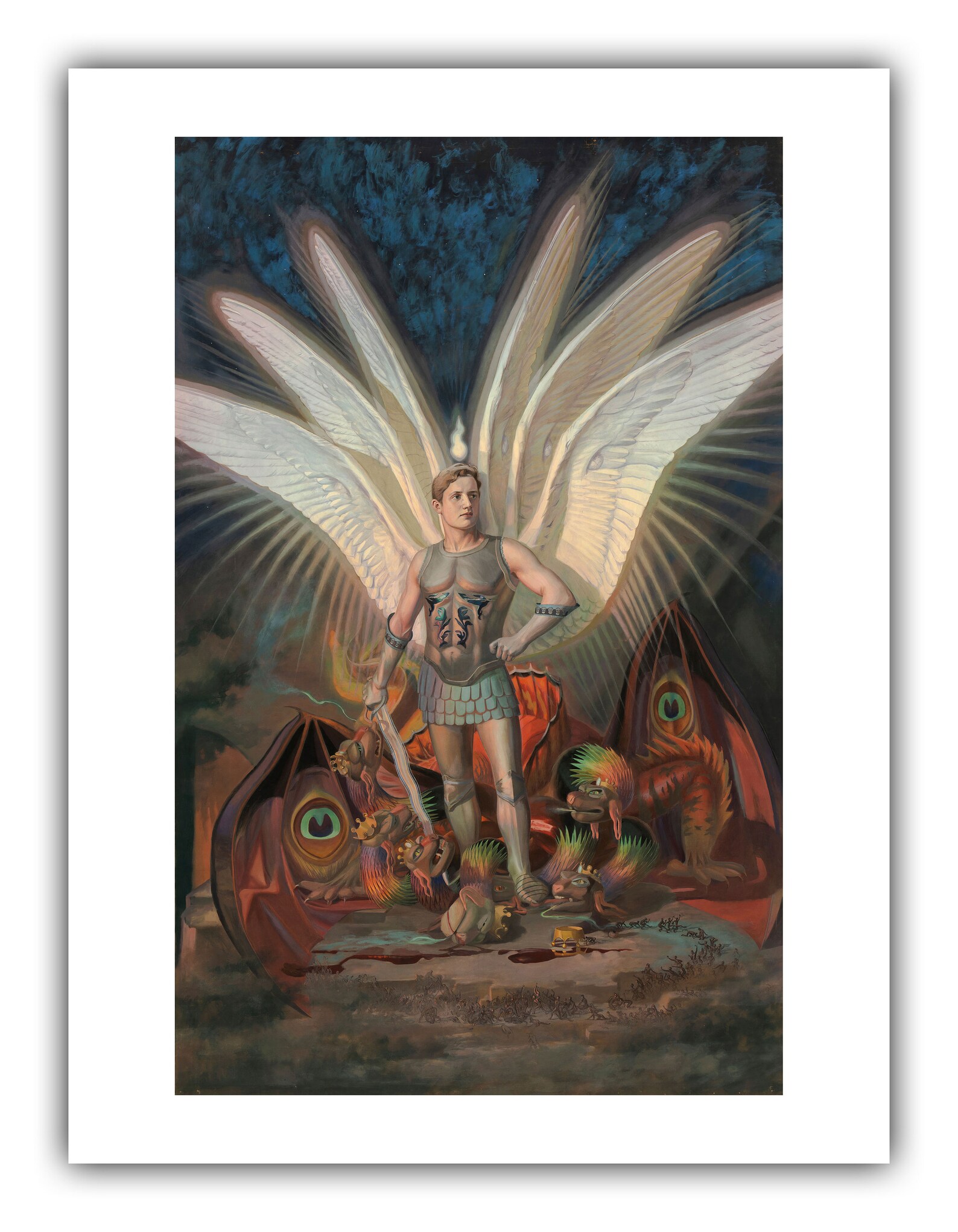 Torsten Wasastjerna : Archangel Michael After Defeating the Dragon ...