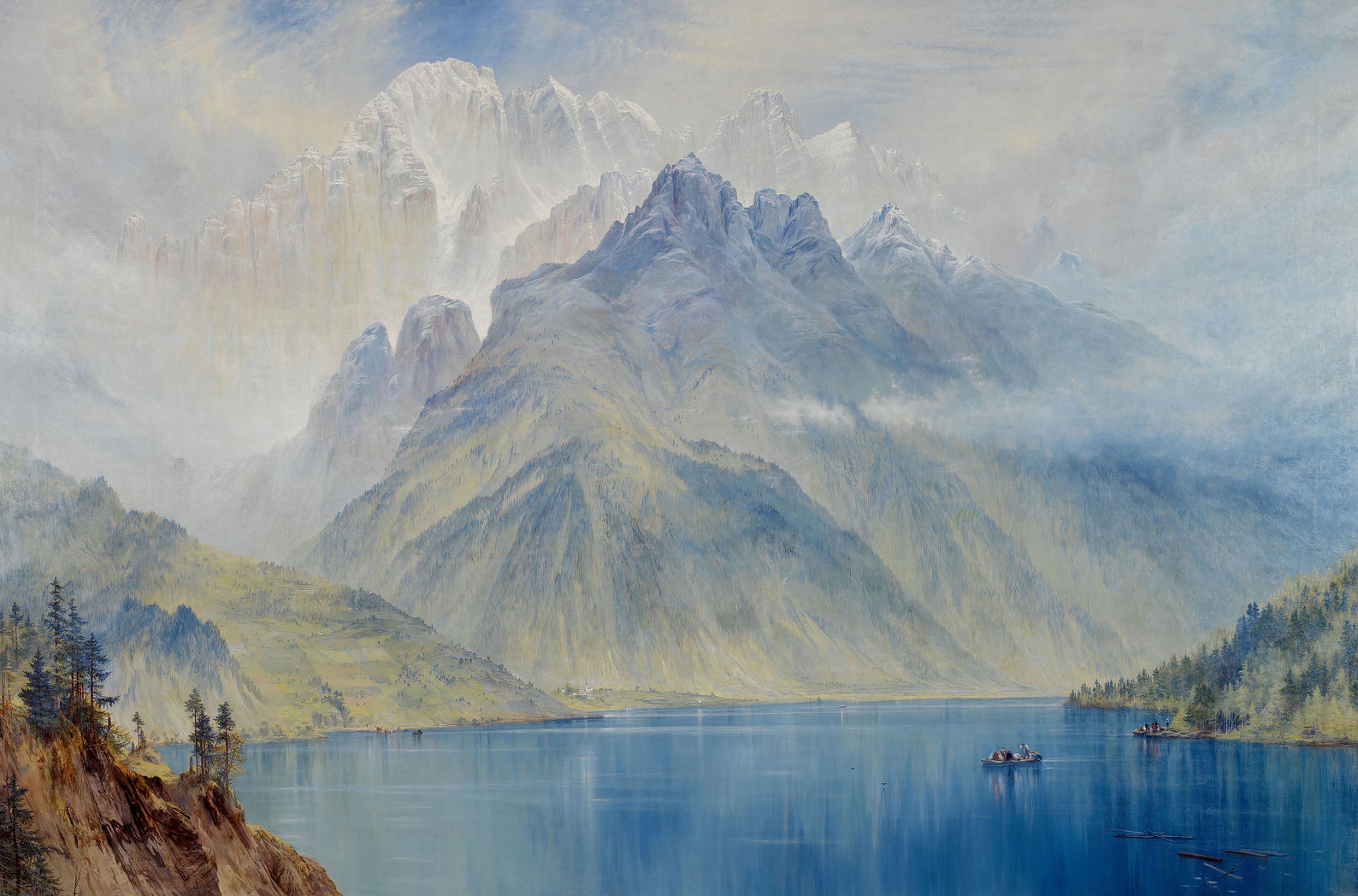 Elijah Walton : Monte Civetta, Italy (1867) - Giclee Fine Art Print - Etsy