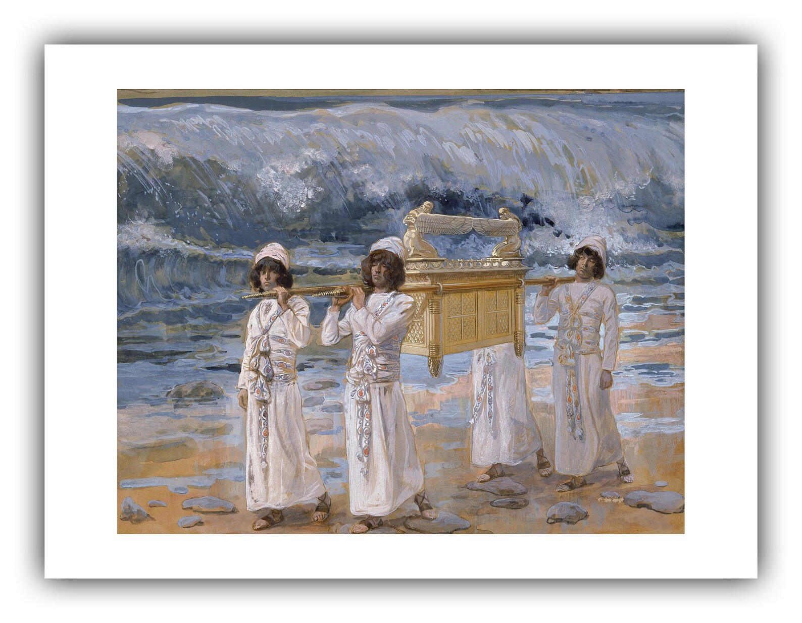 James Tissot : the Ark Passes Over the Jordan (c. 1896-1902) - Giclee ...