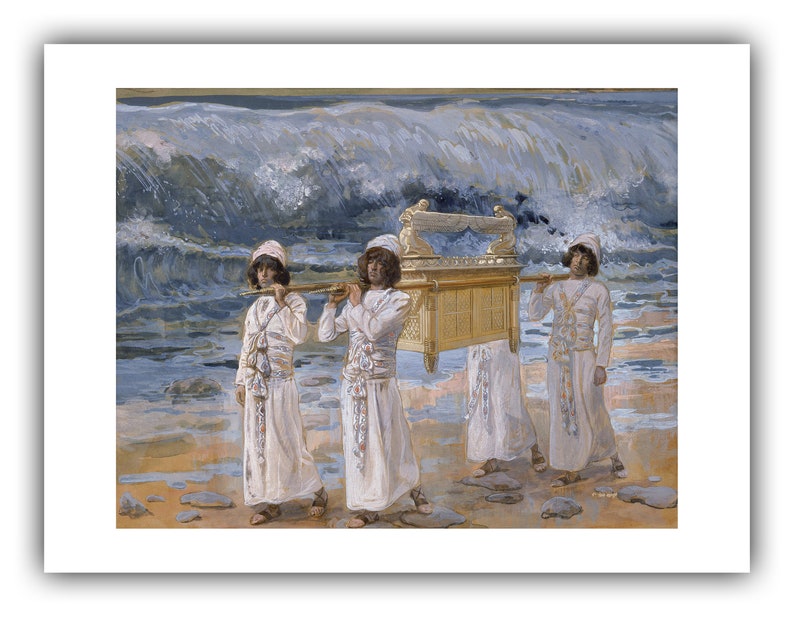 James Tissot : the Ark Passes Over the Jordan (c. 1896-1902) - Giclee ...