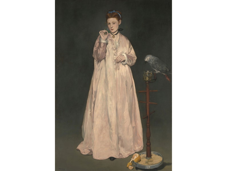 Edouard Manet : Young Lady in 1866 (1866) - Giclee Fine Art Print - Etsy