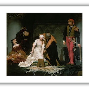 Hippolyte-paul Delaroche : the Execution of Lady Jane Grey (1833 ...