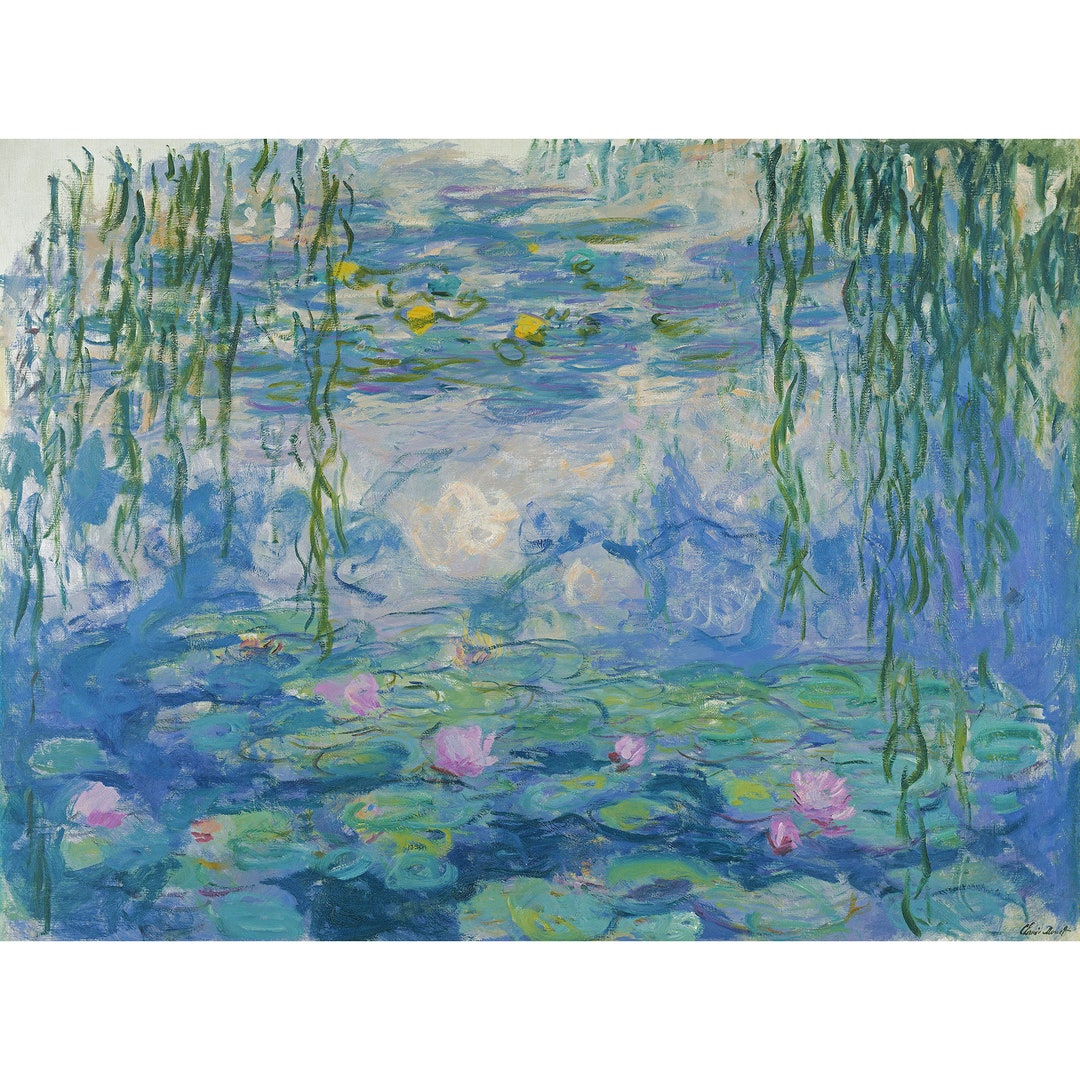 Claude Monet : Water Lilies (1916-1919) - Giclee Fine Art Print - Etsy